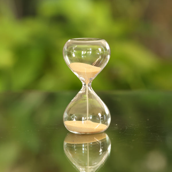 2 Minute Glass Timer Silver or Gold - JustHourglasses