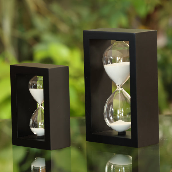 Modern Rectangle 30 or 60 Minute Hourglass – JustHourglasses
