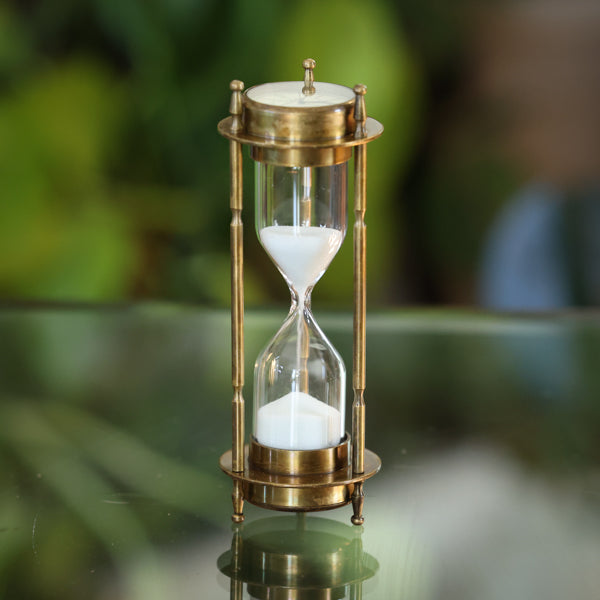 1 or 2 Minute Compass Clock Hourglass - JustHourglasses