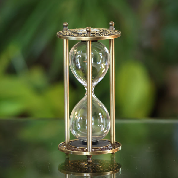 Crystal Brass Hourglass Kit - JustHourglasses