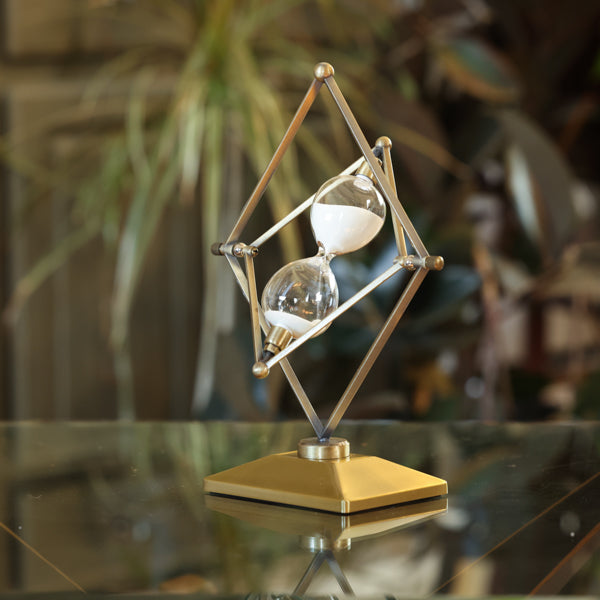 Bronzed Diamond Rotating 20 or 30 Minute Hourglass – JustHourglasses